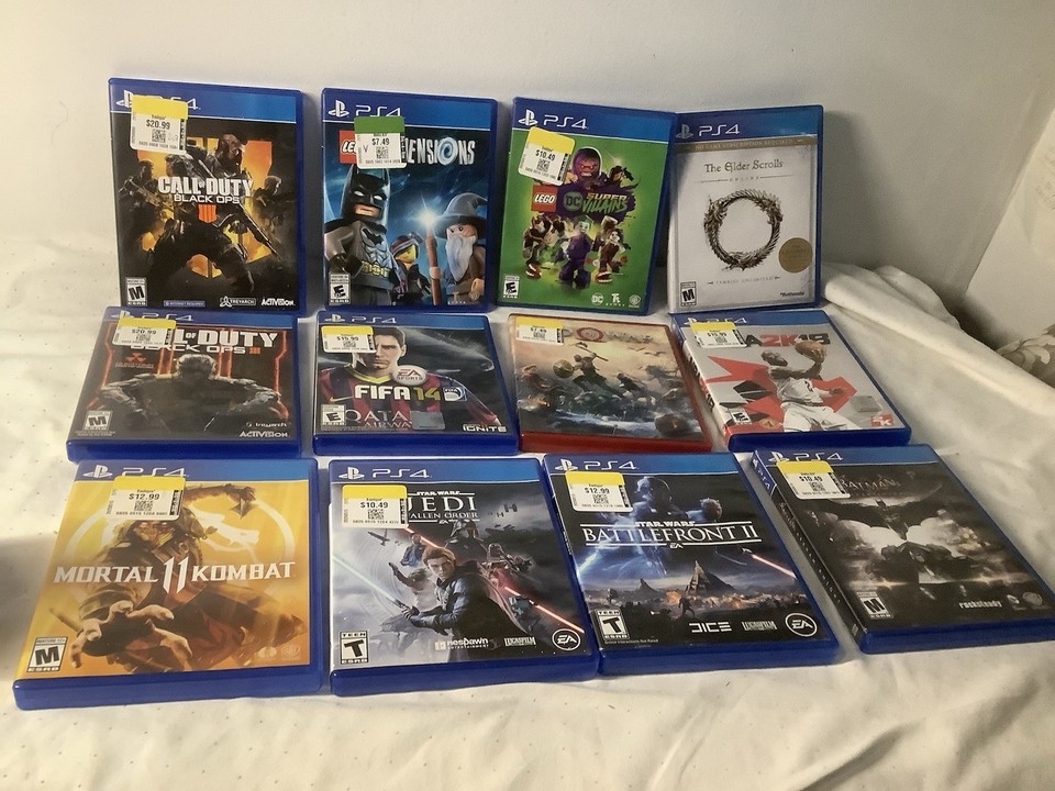 PS4 Game Lot- 13 Games - Great Variety - | eBay
