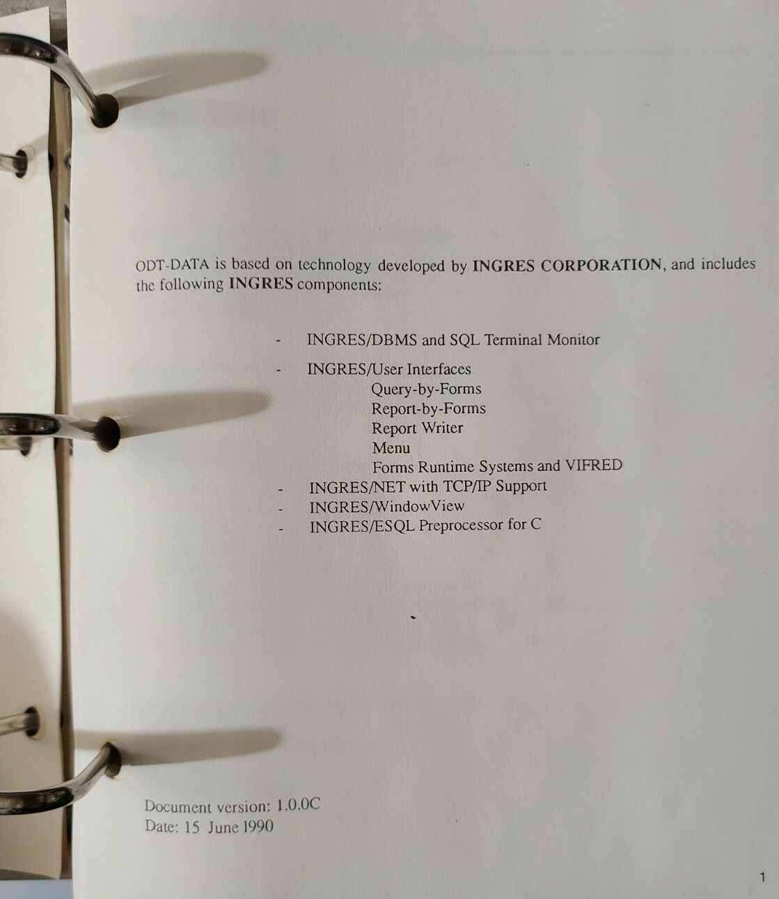 Vtg Santa Cruz Operation SCO Open Desktop Binders Only X Library & SQL ...