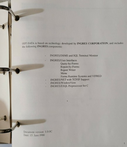 Vtg Santa Cruz Operation SCO Open Desktop Binders Only X Library & SQL ...