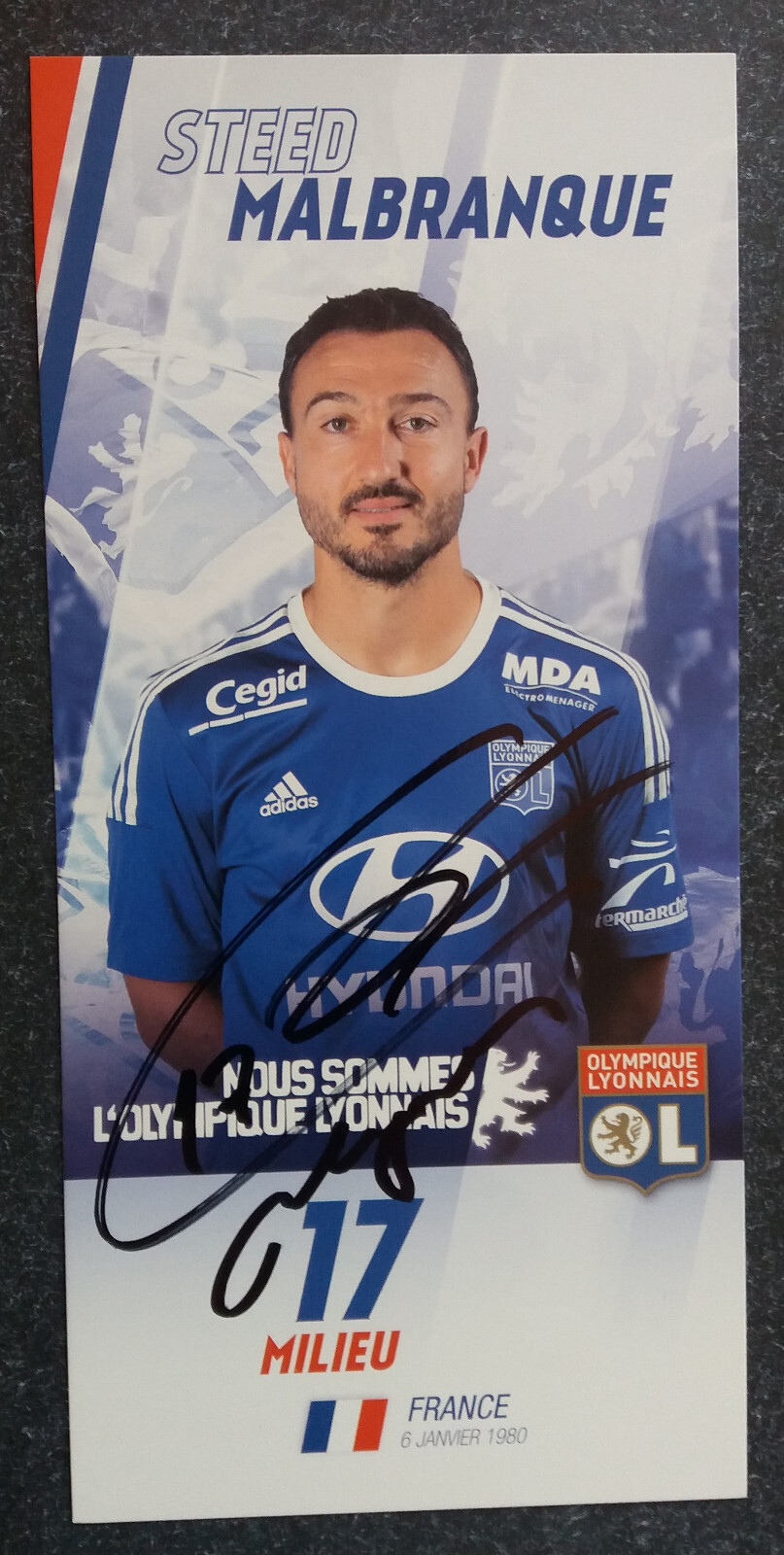 MDA CHASSELAY FOOTBALL PLAYERS & MANAGERS-HAND SIGNED CARDS & PHOTOS ...