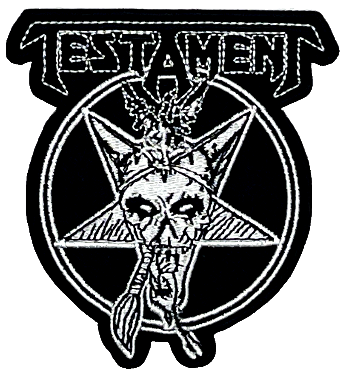 TestAment Rock Music Embroidered Iron on Patch Applique | eBay