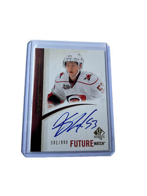 2010-11 SP Authentic Jeff Skinner Future Watch Auto Rookie Card RC #999 ...