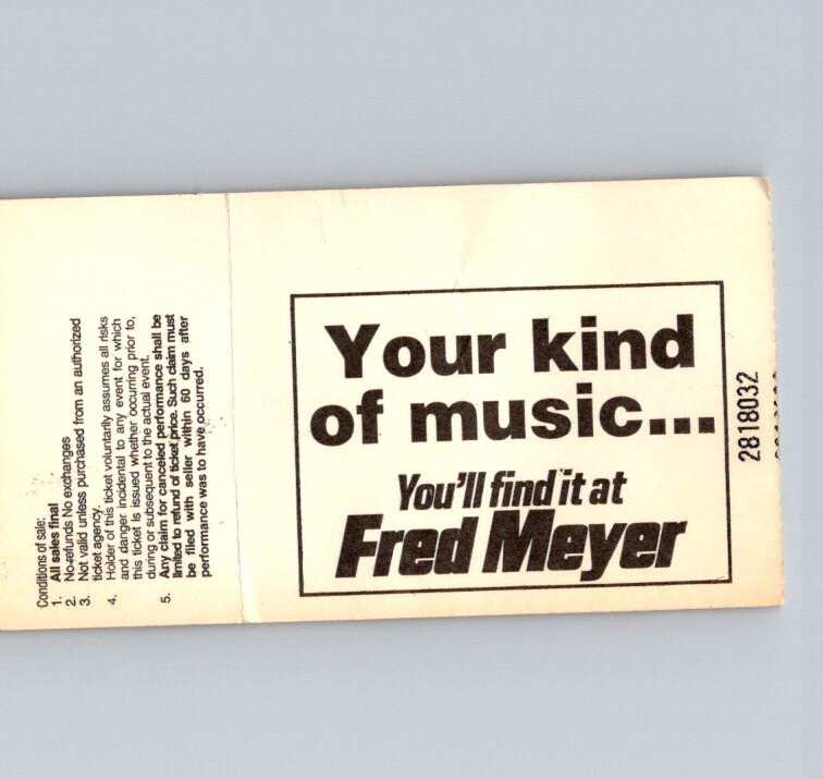 Jimmy Buffett Concert Ticket Stub Bayfront Center Arena Beach Club 3/20 ...