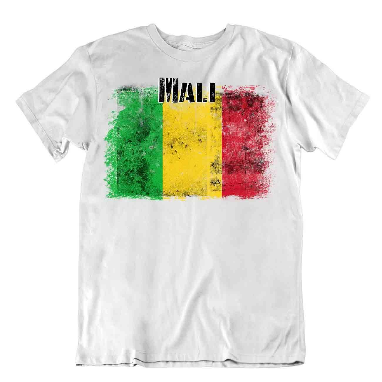 Mali flag Tshirt T-shirt Tee top city map land purity mineral wealth ...