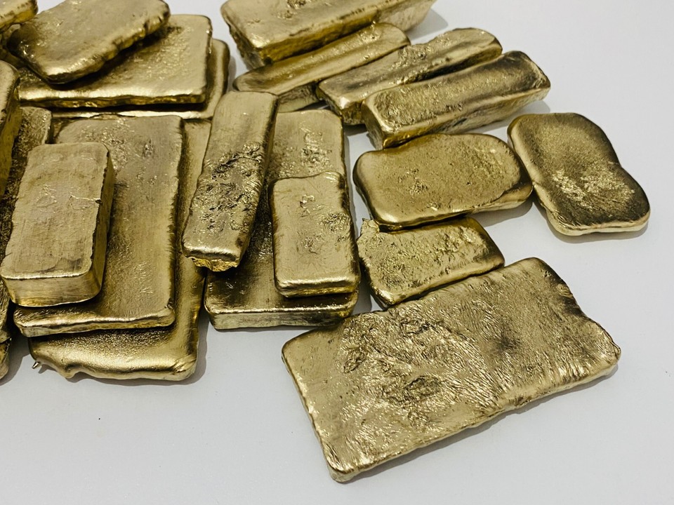 600 Grams Scrap Gold Bar For Gold Recovery Melted Different Computer ...