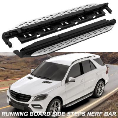 For 2012-2017 Mercedes Benz W166 ML ML350 GLE Running Board Side Steps ...