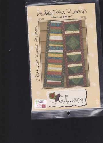 QUILT PATTERN - DOUBLE TAKE RUNNERS | eBay