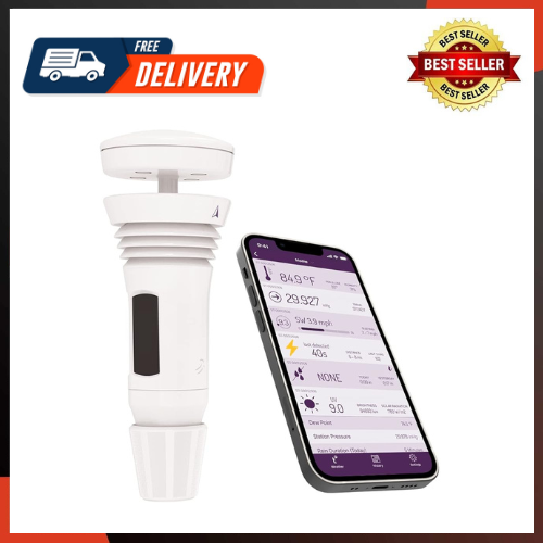 Tempest Weatherflow w Built-In Wind Meter Rain Gauge & Accurate Weather ...