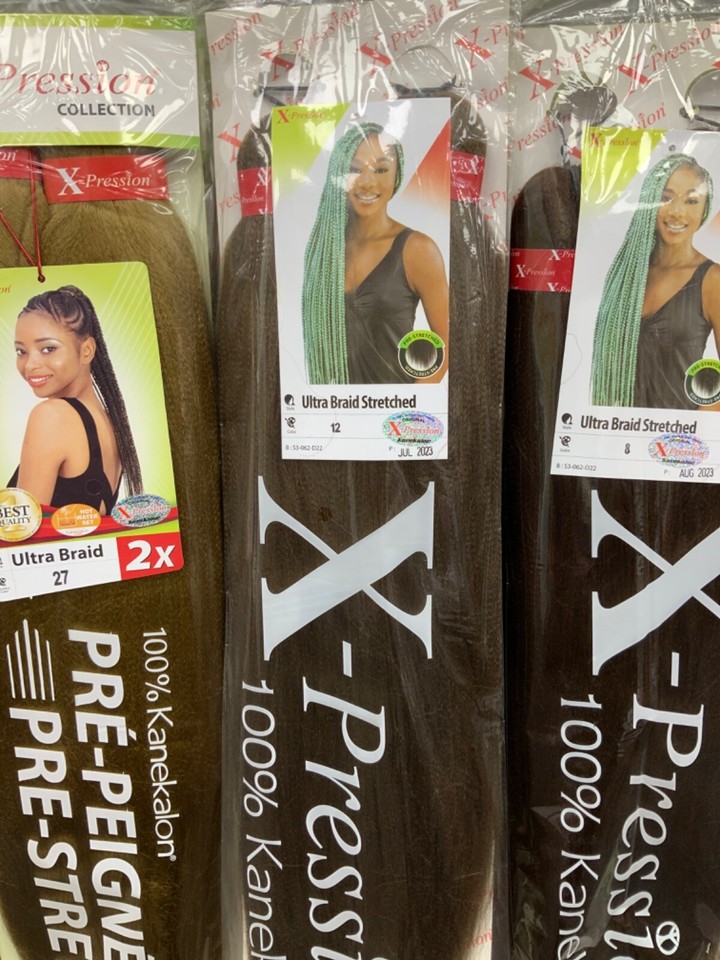 XPRESSION ULTRA BRAID HAIR FOR BRAIDING, EXPRESSION "KANEKALON ...