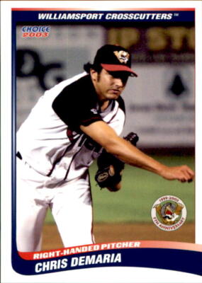 2003 Williamsport Crosscutters Choice #9 Chris DeMaria Torrance ...