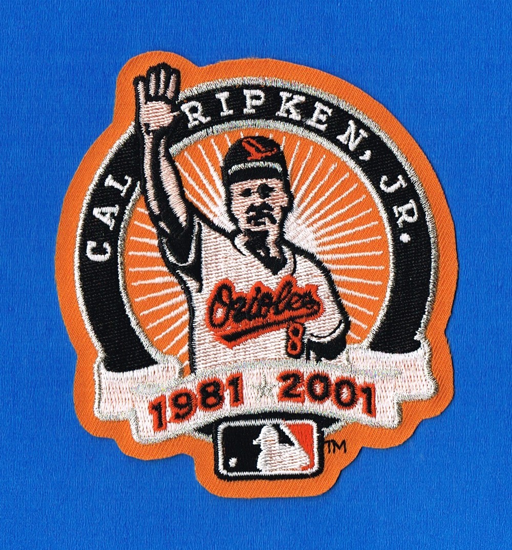 2001 Cal Ripken Jr Orioles Retirement Baseball AUTHENTIC Patch | eBay
