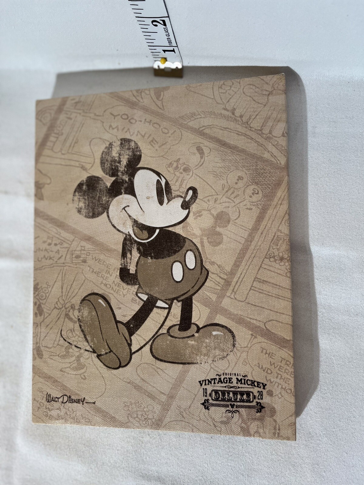 Original Vintage Mickey & Minnie Mouse Deluxe Canvas - Vintage Style ...