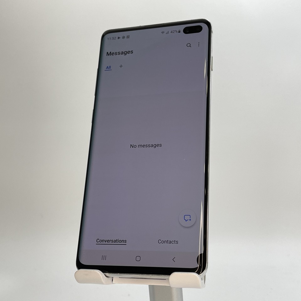 Samsung Galaxy S10+ - SM-G975U - 128GB - Prism White (Sprint - Locked ...