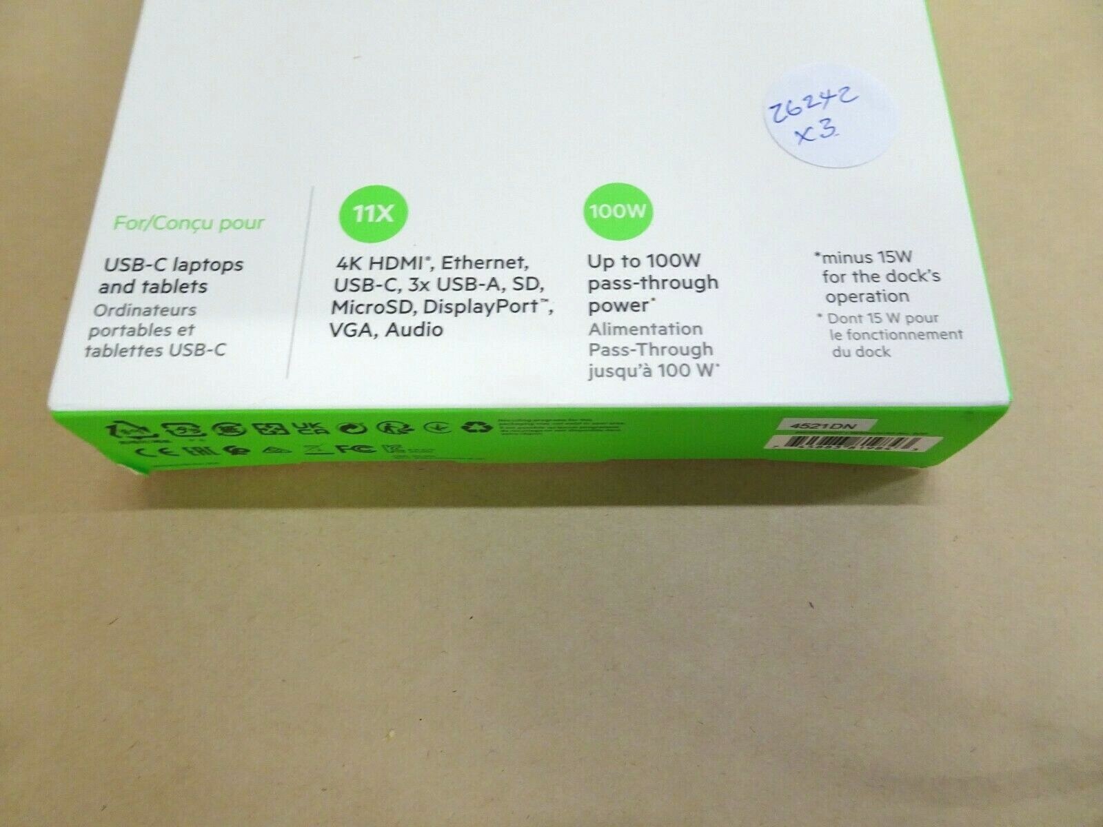 Belkin INC004BTSGY USB-C 11-in-1 Multiport Dock - Grey 745883819843 ...