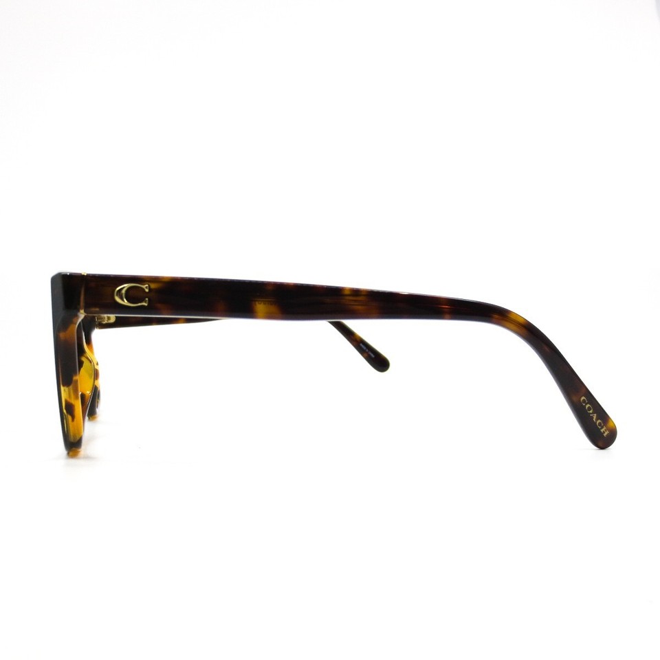 Coach Eyeglasses Frames HC 6129 5446 Black Tortoise Square Full Rim 54 ...