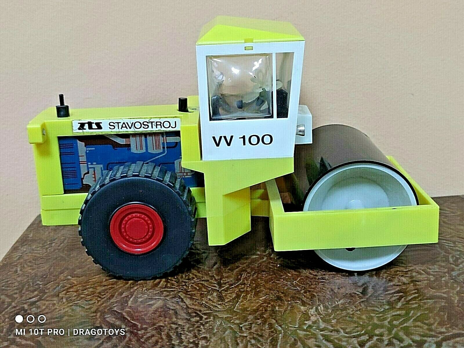 VINTAGE STEAM ROLLER TOY 'BILLY SMOKE' 24 REX BATT. OPER. IN ORIG BOX W ...