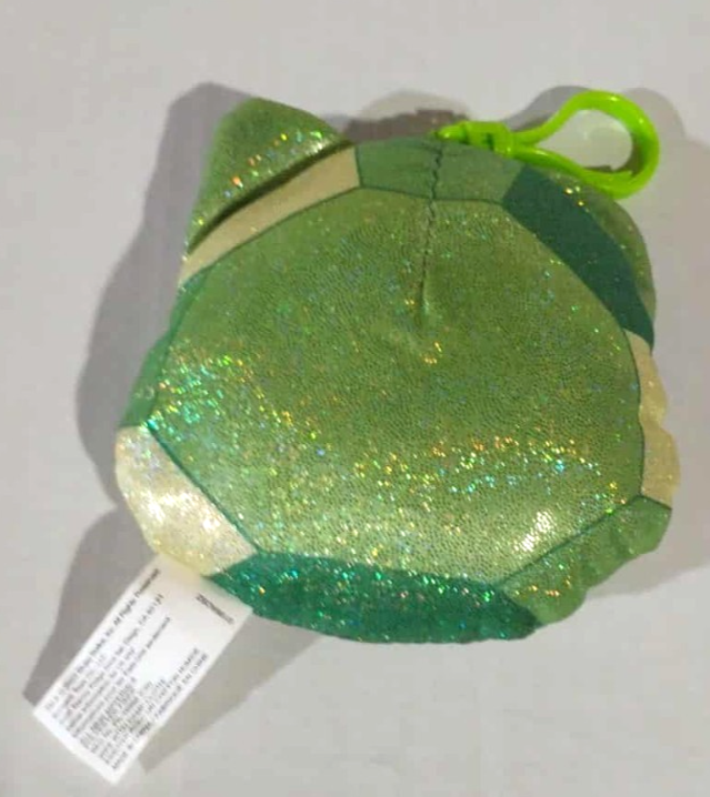 Aphmau Meemeows Aphmau & Friends Cat Green Sparkly Bag Clip Plush ...