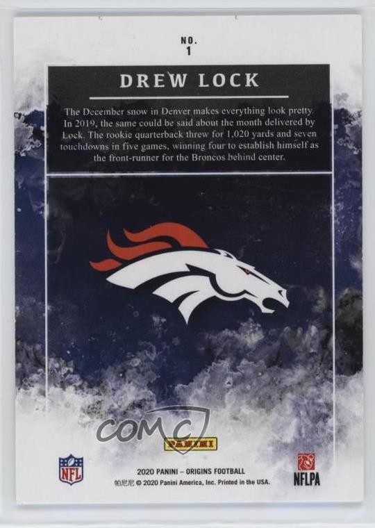 2020 Panini Origins FOTL Purple /17 Drew Lock #1 | eBay