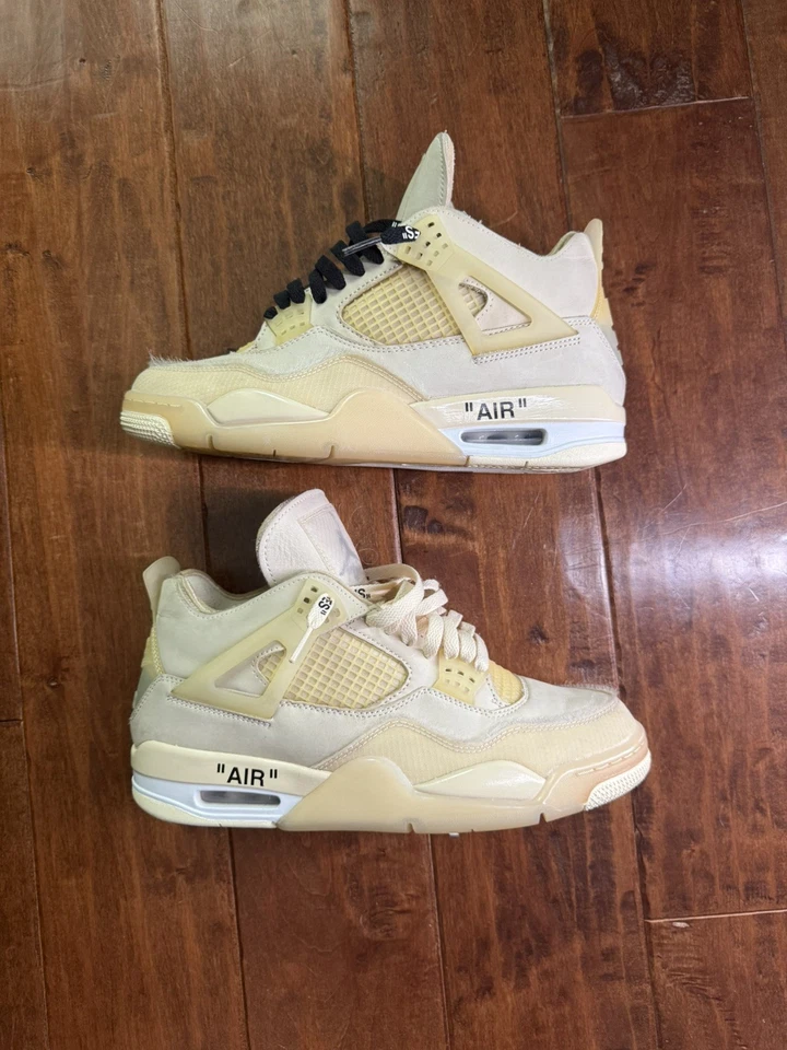 Jordan 4 SP x Off-White Mid Sail W for sale | eBay