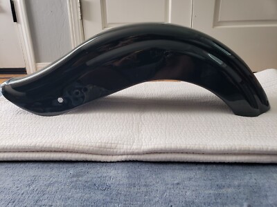 Harley Dyna Rear Fender Bobbed Black | eBay