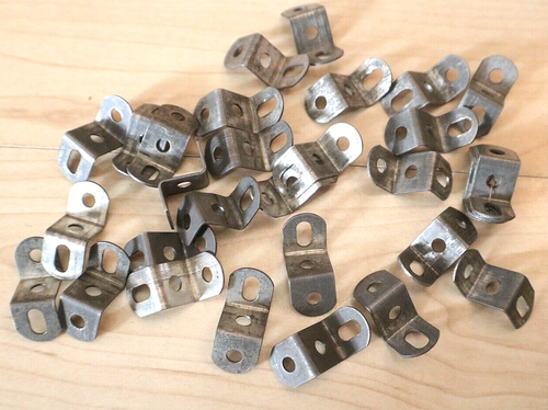 early Meccano # 125 reverse angle bracket zinc pre war lot QTY. 33 | eBay