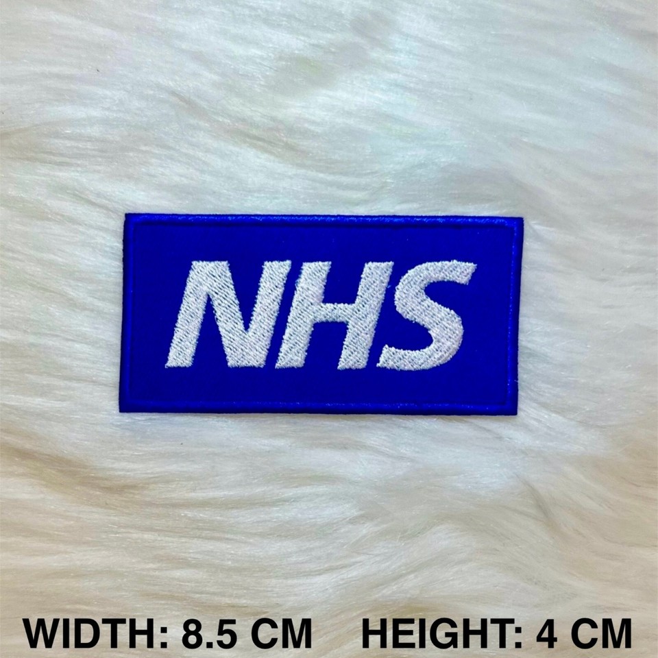 HEALTH & CARE NHS Embroidered Patch Badge sew iron on Medical Badges ...