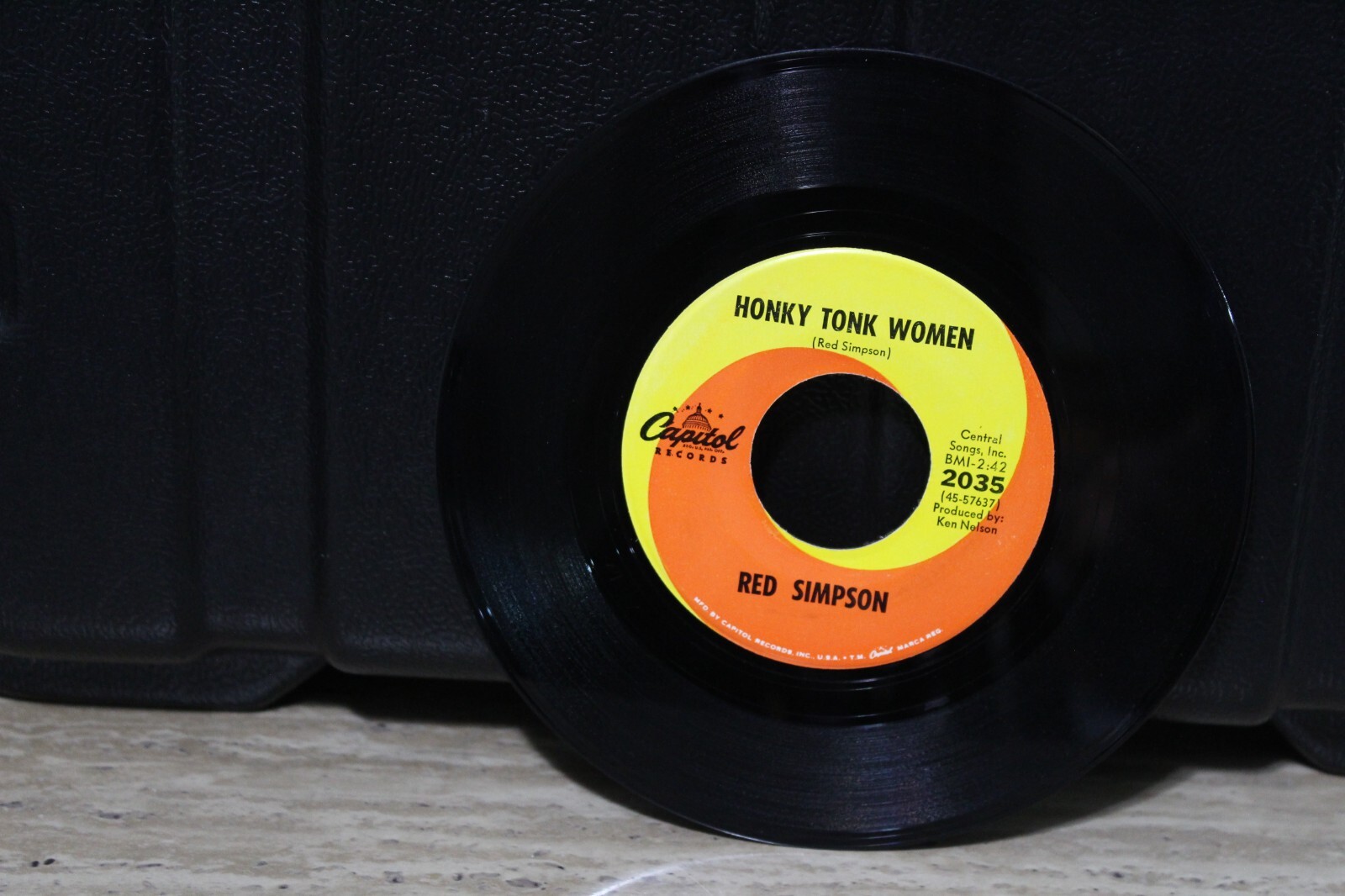 RED SIMPSON 45 RPM RECORD...HST 21 | eBay