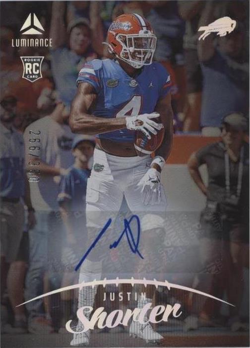 2023 Panini Luminance - Rookie Justin Shorter #168 Autographs /350 (AU ...