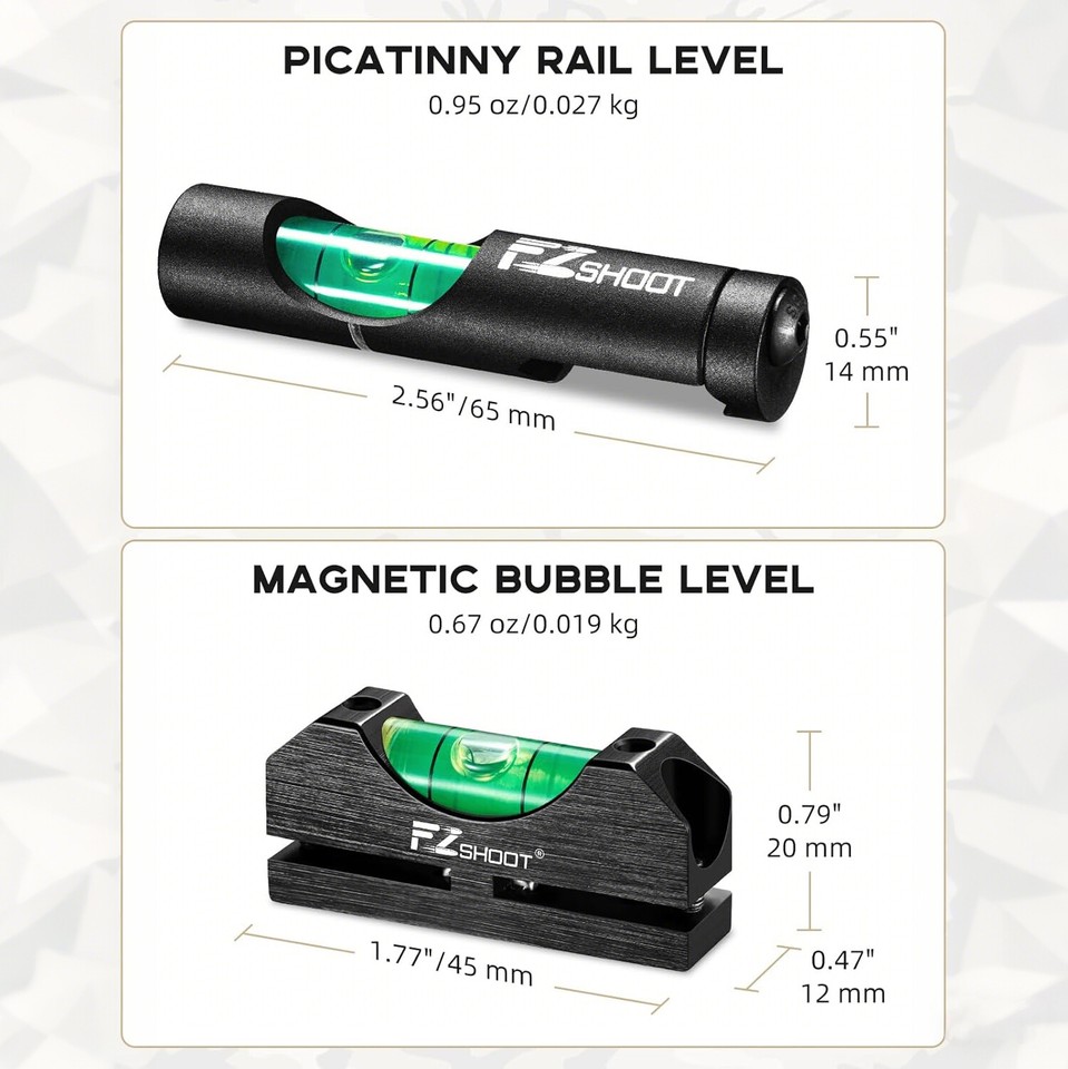 Upgraded Scope Leveling Combo Universal Magnetic Optics Scope Bubble ...