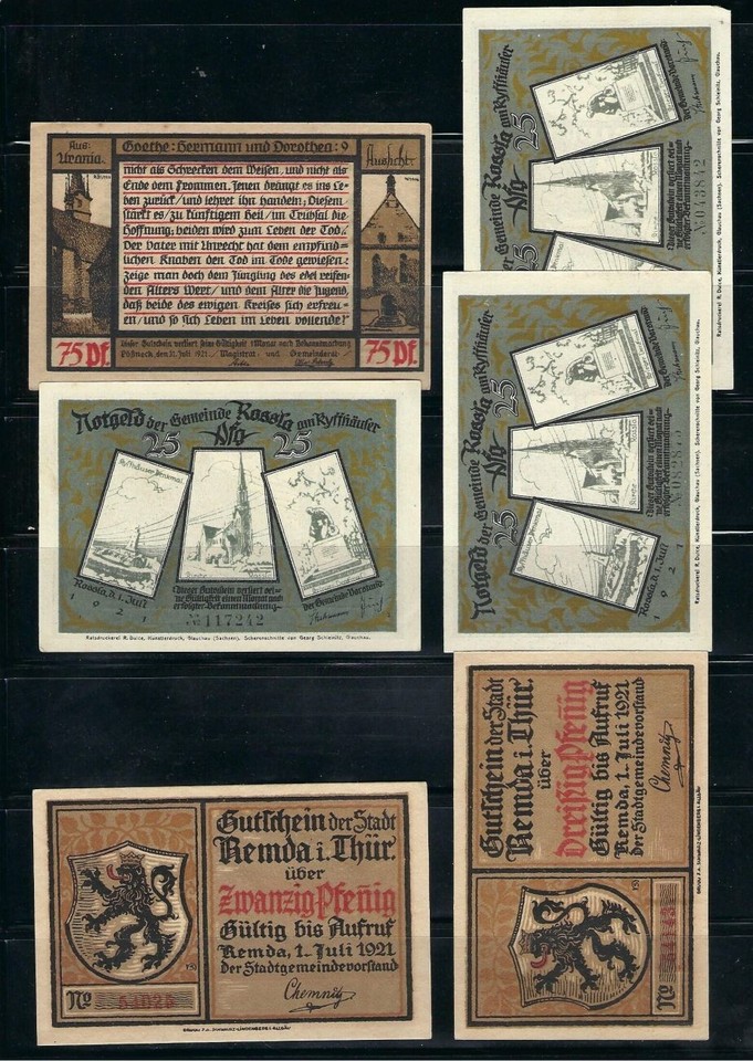 Germany Notgeld Banknotes, 1921 | eBay