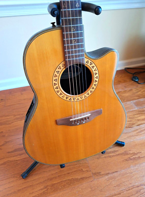 Ovation Celebrity CC148 Mid 90's Anniversary Model Guitar w Case Lot 72 ...