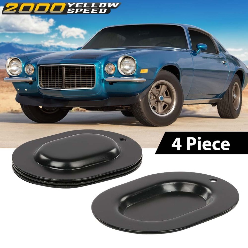 4PCS Trunk Floor Pan Drain Plug Plate Set Fit For Firebird Camaro GTO ...