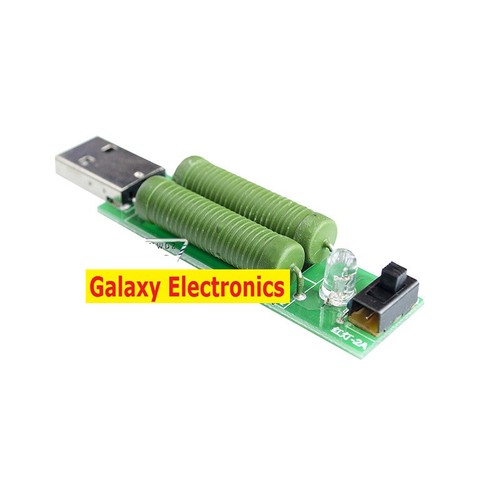 USB Mini Discharge Load Resistor 2A/1A With Switch 1A Green led, 2A Red Led | eBay