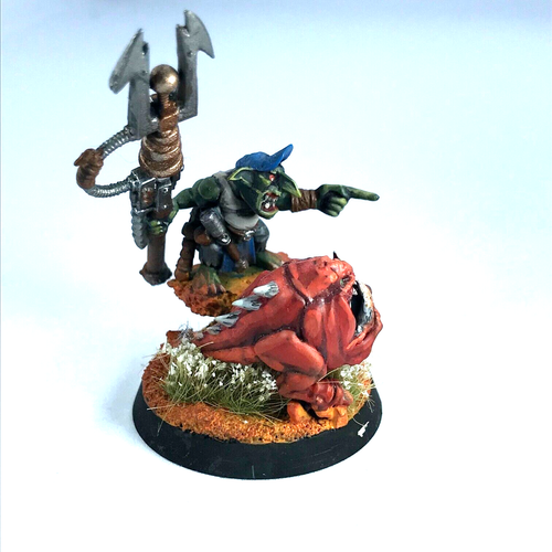 Custom Gretchin Goblin Warboss on Squigg - Space Orks - Warhammer 40K ...