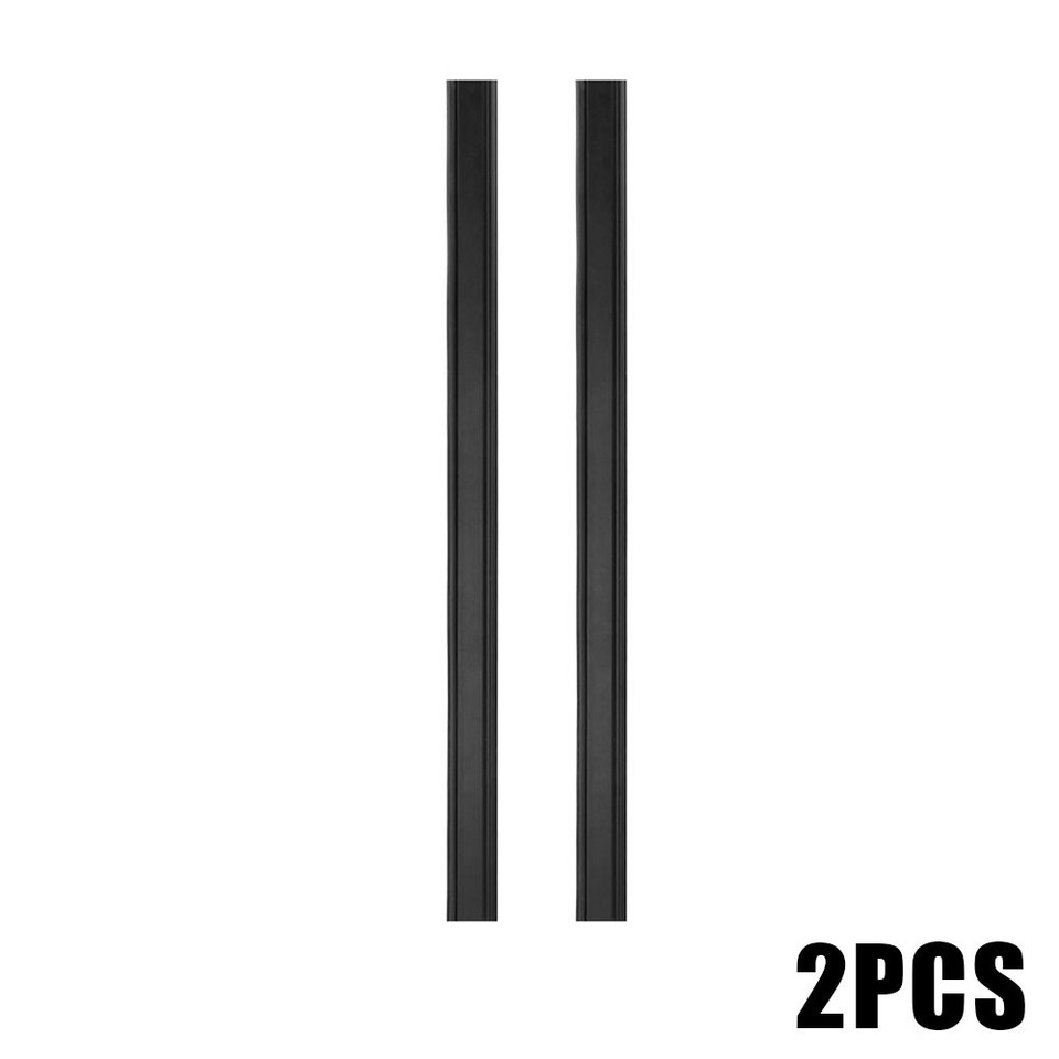 2pcs Car Side Window Wipers For Vehicle Exterior Rubber Wipers Black ...