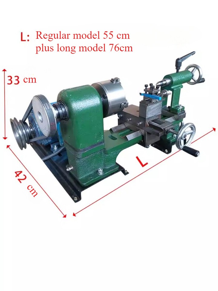 Five Speed Speed Lathe Metal Processing Desktop Lathe Personal Home DIY ...