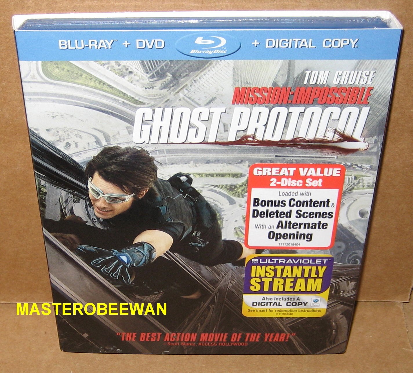 Mission Impossible: Ghost Protocol (Blu-Ray + DVD, 2011) New Sealed W ...