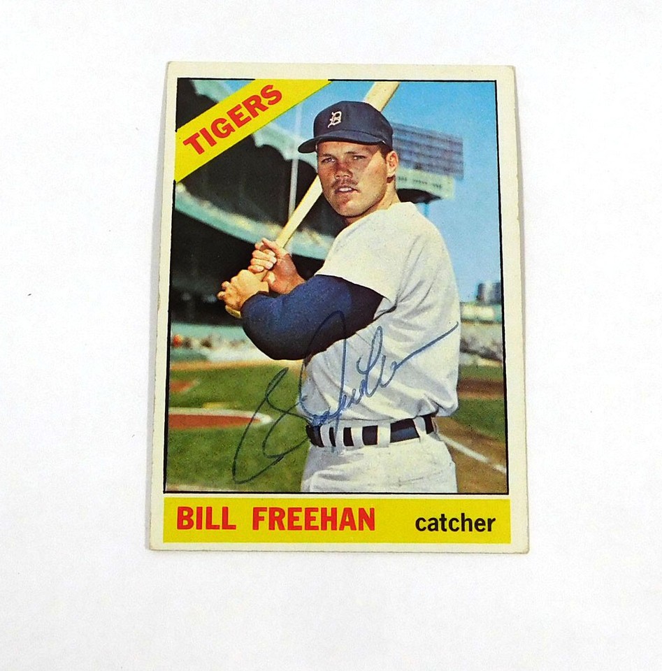Bill Freehan Signed 1966 Topps Baseball Card #145 JSA Auto AY99610 | eBay