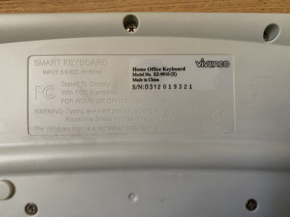 Vivanco PS/2 Keyboard (Italian QWERTY Layout) | eBay UK