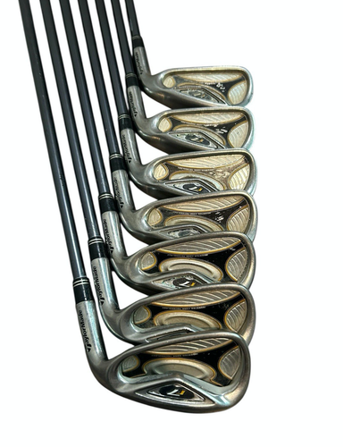 Taylormade r7 Iron Set 4-PW Right Hand Graphite Regular Flex +2" FAIR ...