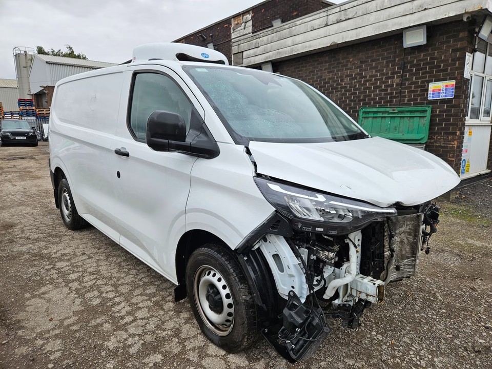 2025 Ford Transit Custom Temperature Controlled Fridge Van Damaged ...