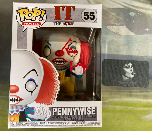 Tim Curry Signed Pennywise Movie IT Funko Pop #55- OC Celebrity ...