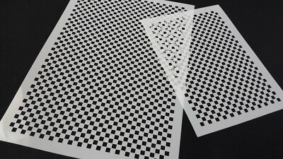 Small Squares Pattern Stencils Reusable 0.5 x 0.5 cm each square DIY ...