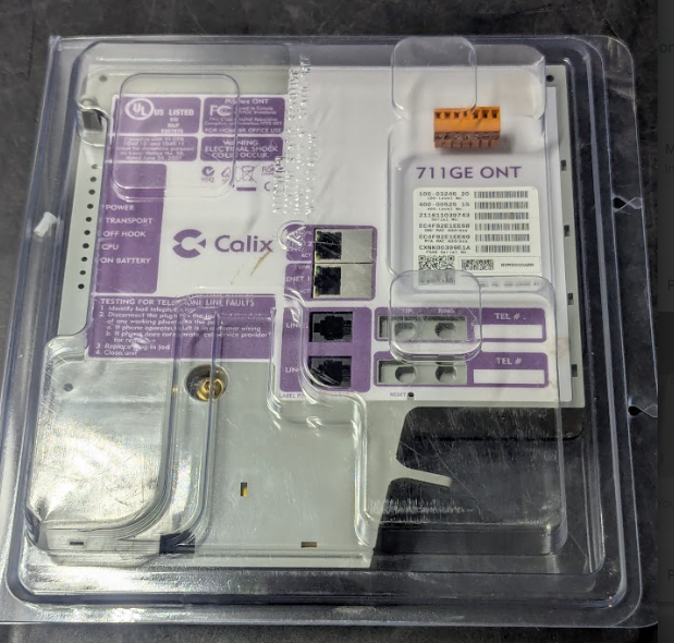 Calix 711 GE ONT Optical Network Terminal Module 100-03246-LOT OF 50 | eBay