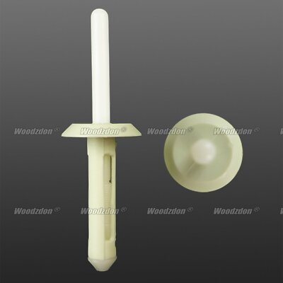 50 Nylon Blind Rivet Clip Retainers 1/4" Hole, 5/32"-13/32" Grip For GM ...