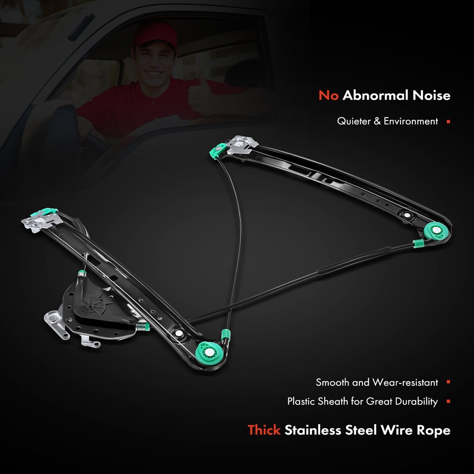 Power Window Regulator for BMW E46 325i 328i 330i 323i Front Right ...