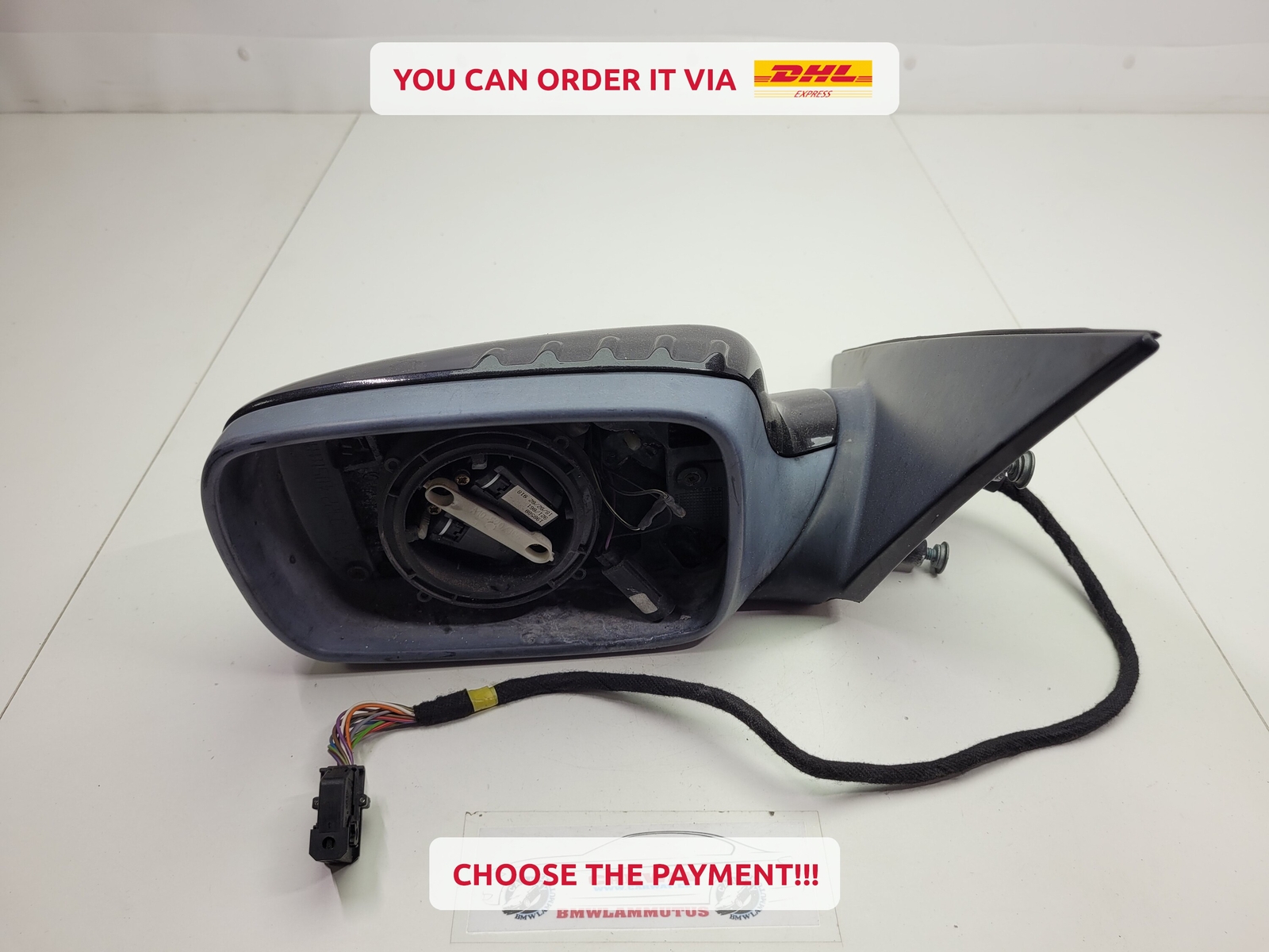 BMW E65 E66 E67 EXTERIOR HEATED AUTO DIP MEMORY MIRROR 7190637 ...