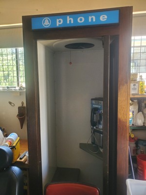 1950's BELL SYSTEMS PHONE BOOTH/Supermans Changing Room From Colorado ...