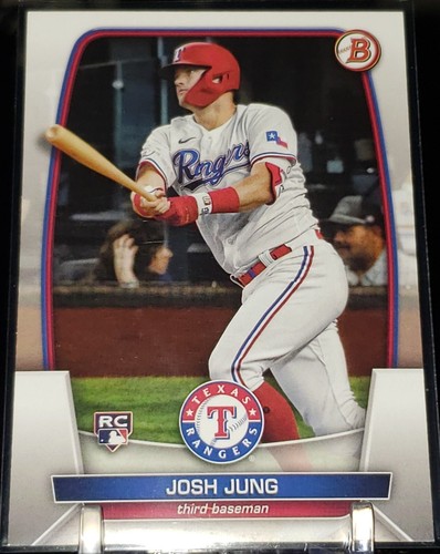 2023 Bowman Josh Jung #43 Rookie RC Rangers Baseball Card | eBay