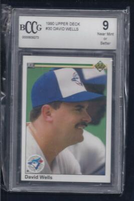 1990 Upper Deck DAVID WELLS no.30 Graded BCCG Near Mint 9 | eBay